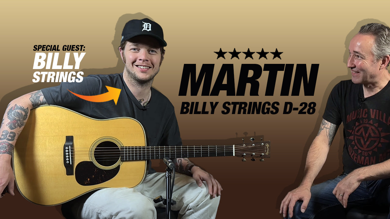 Billy Strings Reviews His Signature Martin D-28 Guitar – Music Villa MT