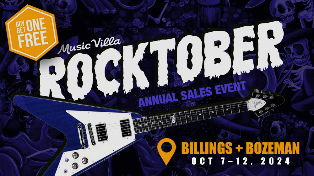 Rocktober Sales Event – Billings & Bozeman, October 7-12 – Music Villa MT