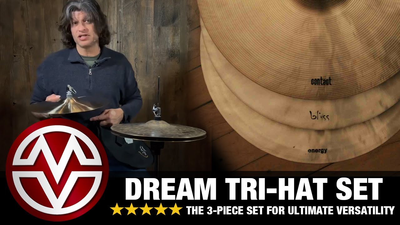 Dream Tri-Hat 3pc Cymbal Set - Comparing all 6 Combinations – Music ...