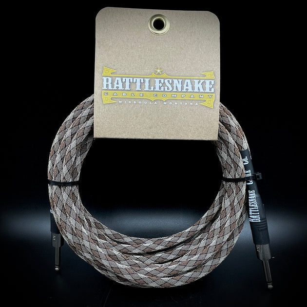 Rattlesnake Instrument Cable – 20 ft Snake Weave – Music Villa MT