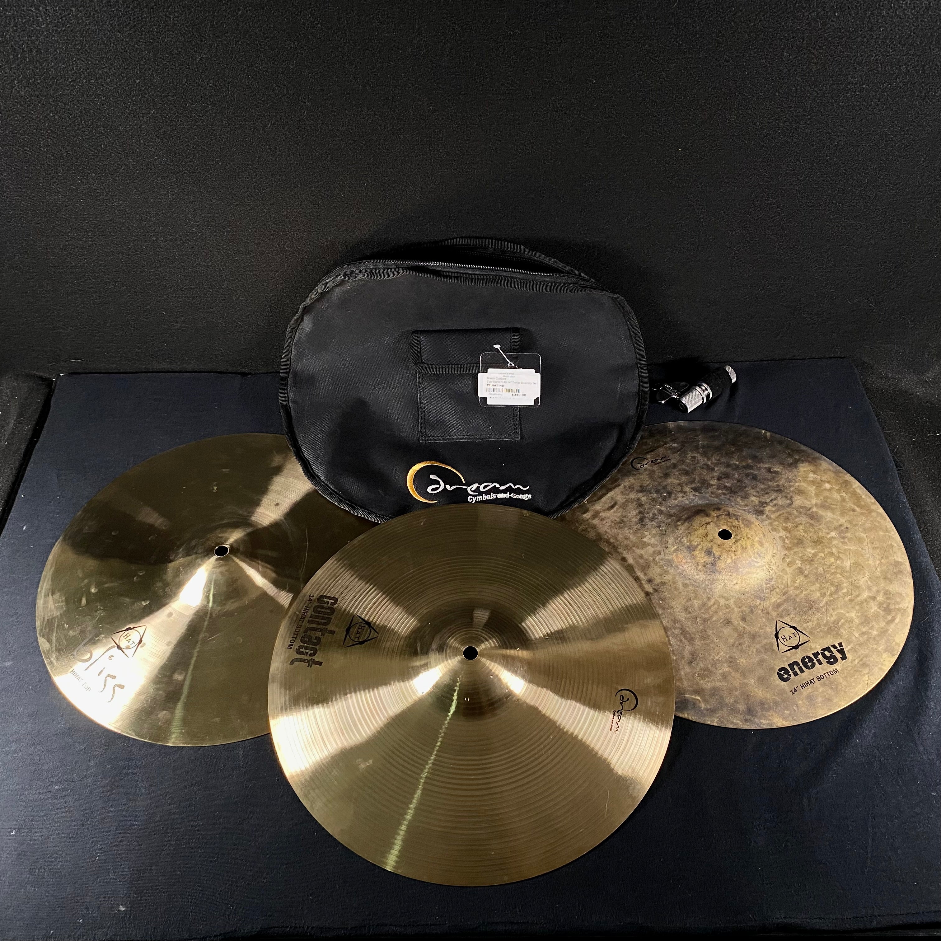Dream Cymbals 3 pc TriHat 14D 14” Diversity Series – Music Villa MT